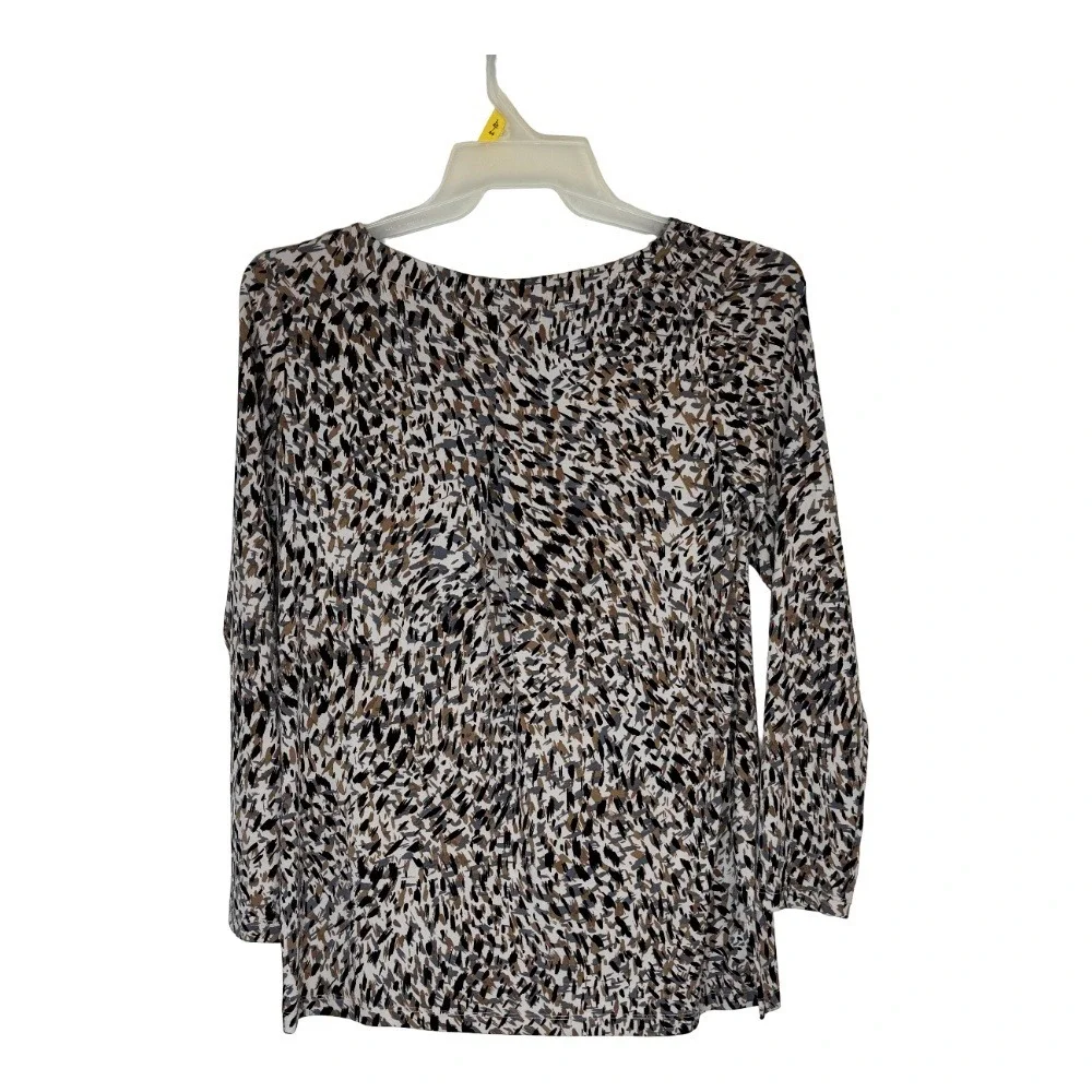 Susan Graver | Tops | Susan Graver Tunic Set Women Small Black Ivory ...